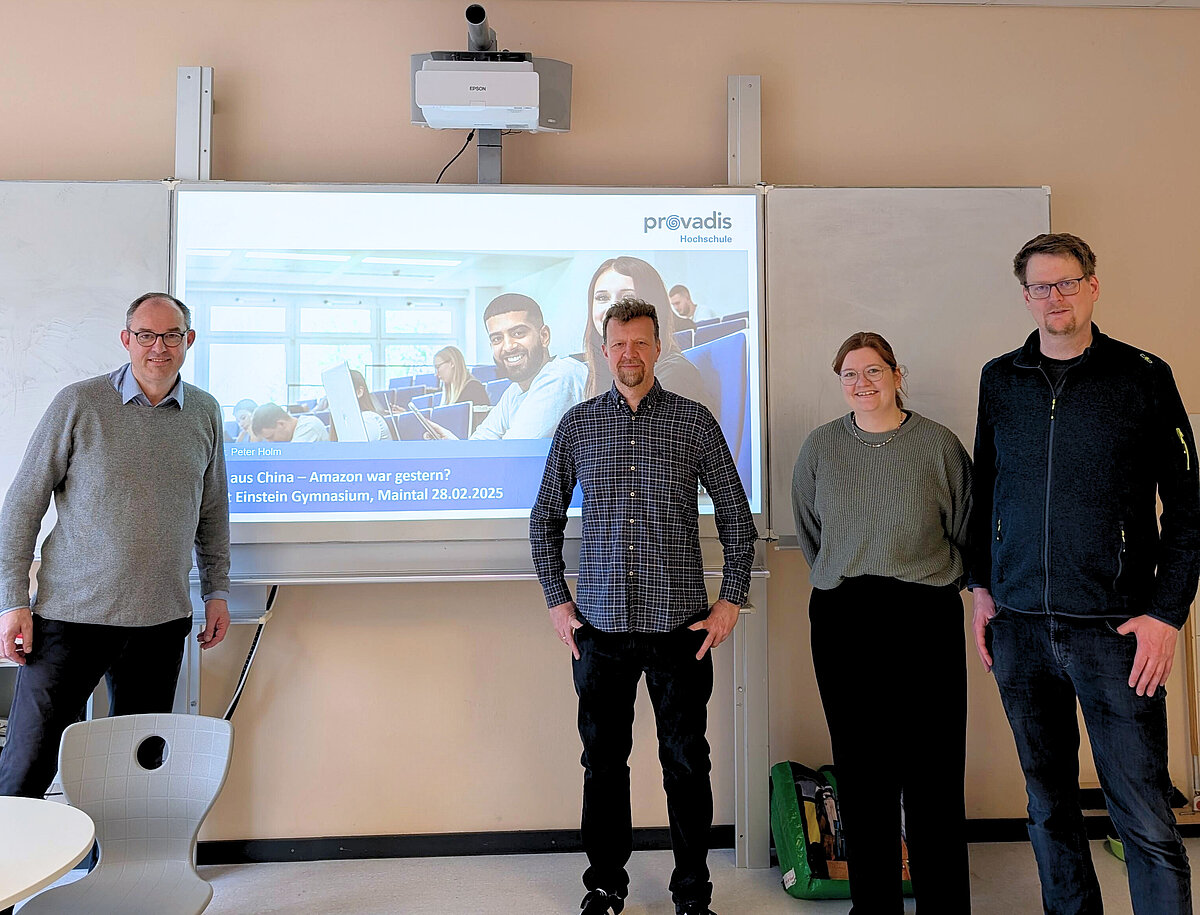 Provadis Hochschule zu Gast am Albert-Einstein-Gymnasium in Maintal
